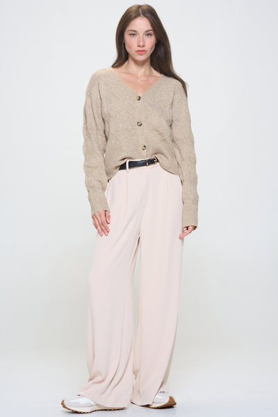 PROVA | Genevieve Cable Knit Cardigan
